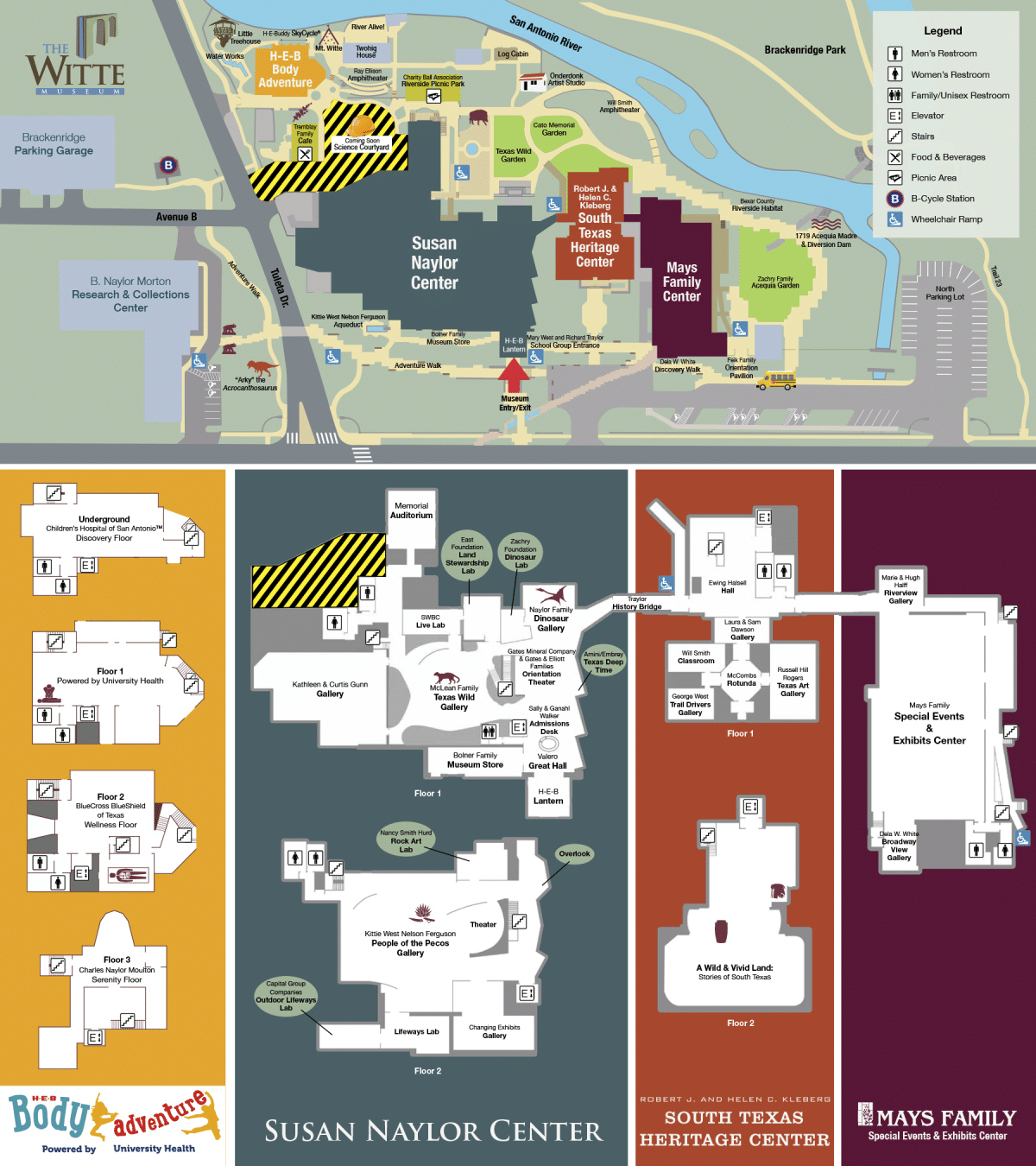 Witte Museum Map - The Witte Museum